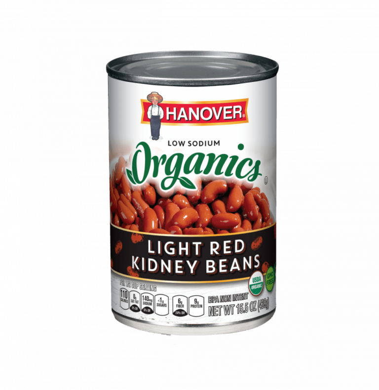 Hanover Foods | Organic Light Red Kidney Beans Low Sodium a premium ...