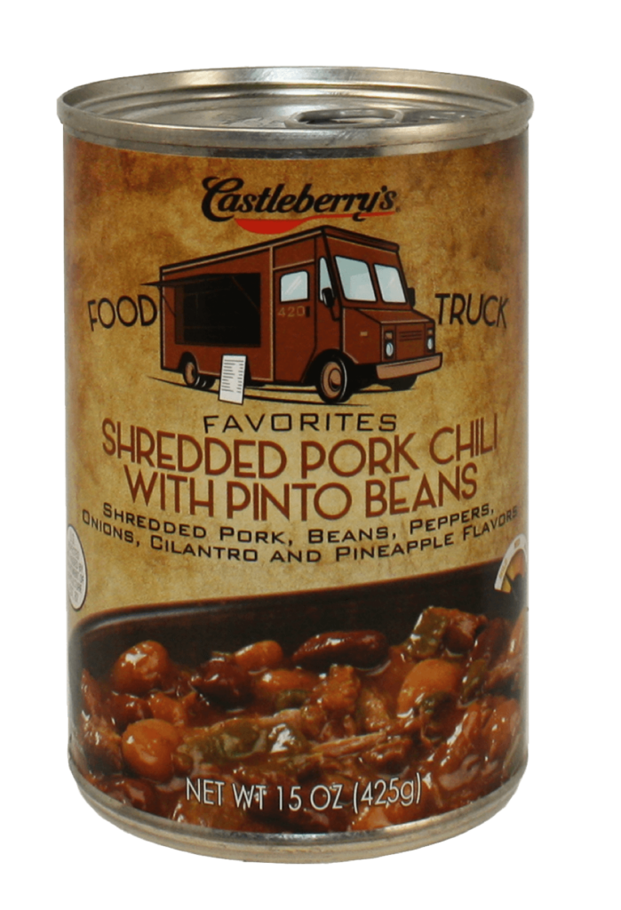 Food Truck Favorites | Castleberrys Shredded Pork Chili