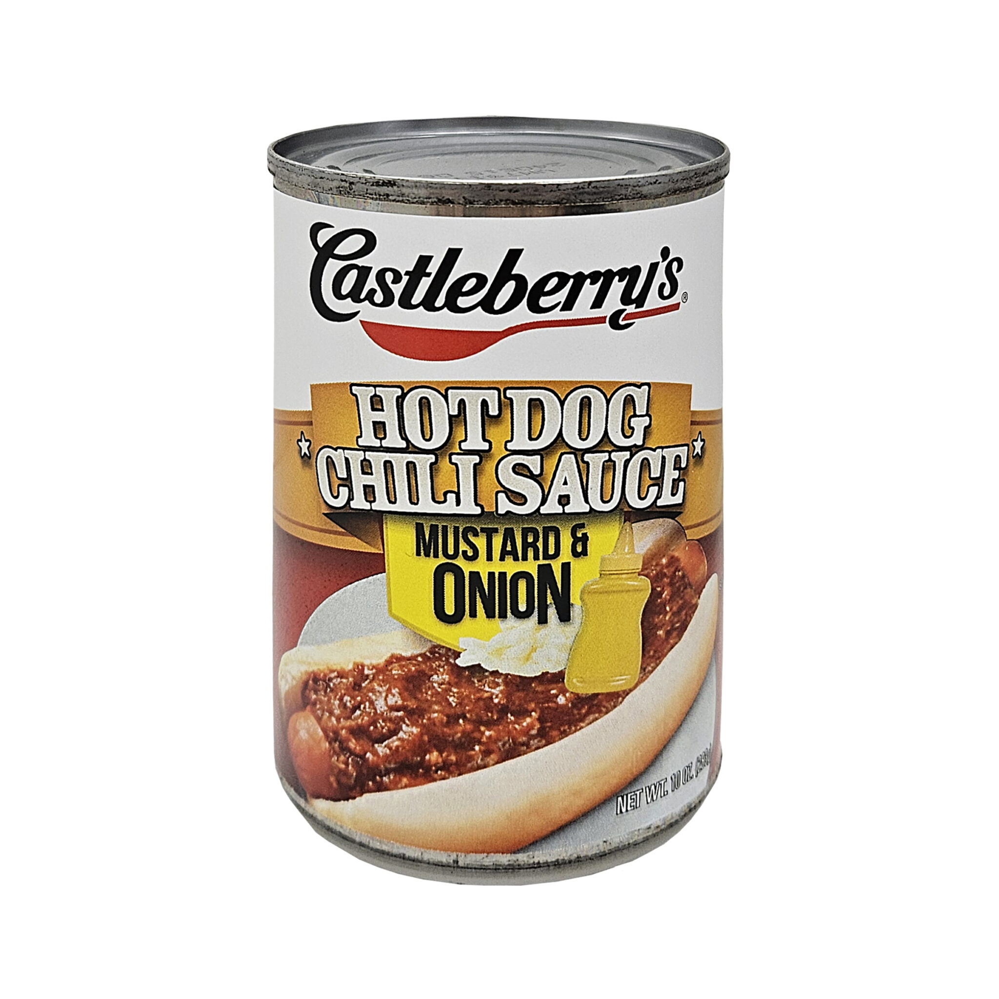 Castleberry's Mustard & Onion Hot Dog Chili Sauce - Bold Flavor for ...