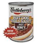 Castleberry's Hot Honey Hot Dog Chili Sauce - Sweet Heat for Your Hot Dogs!